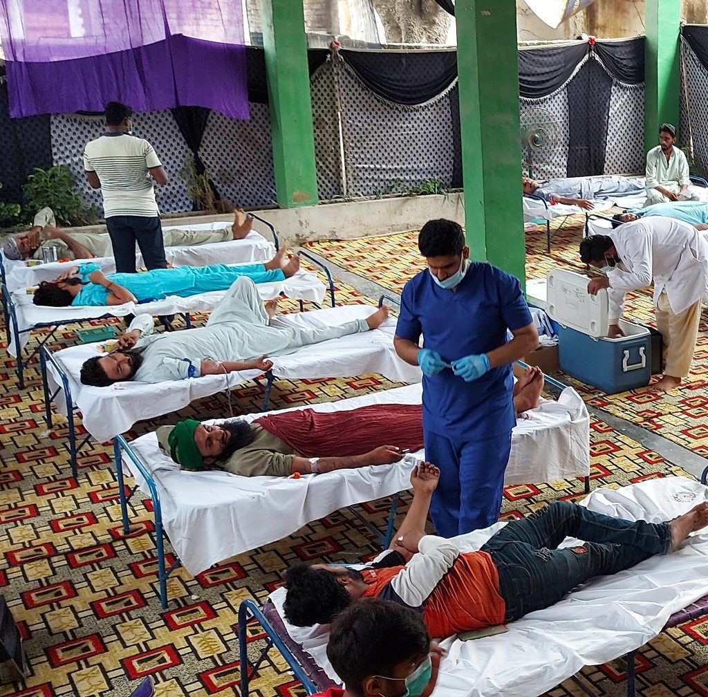 Welfare activities with Sundas Foundation